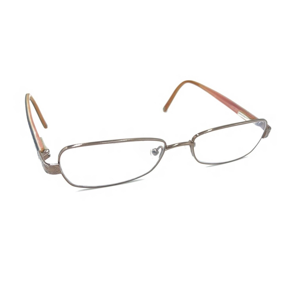 Coach Mattie 126 Tan Brown Rectangle Eyeglasses Frame… - Gem